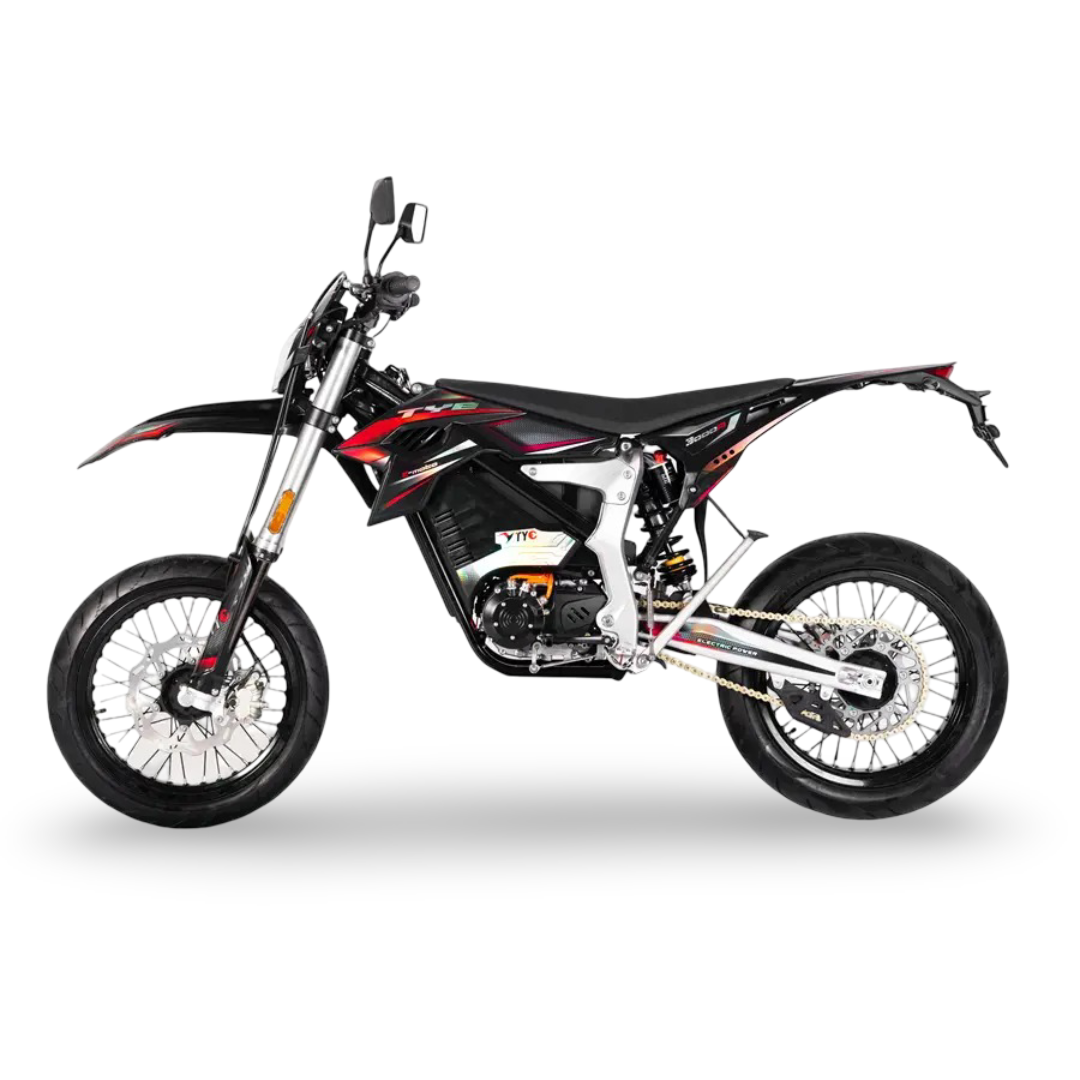 TYE3000 SUPERMOTO ELECTRIC DIRT BIKE ON ROAD with EEC - TYEMOTO